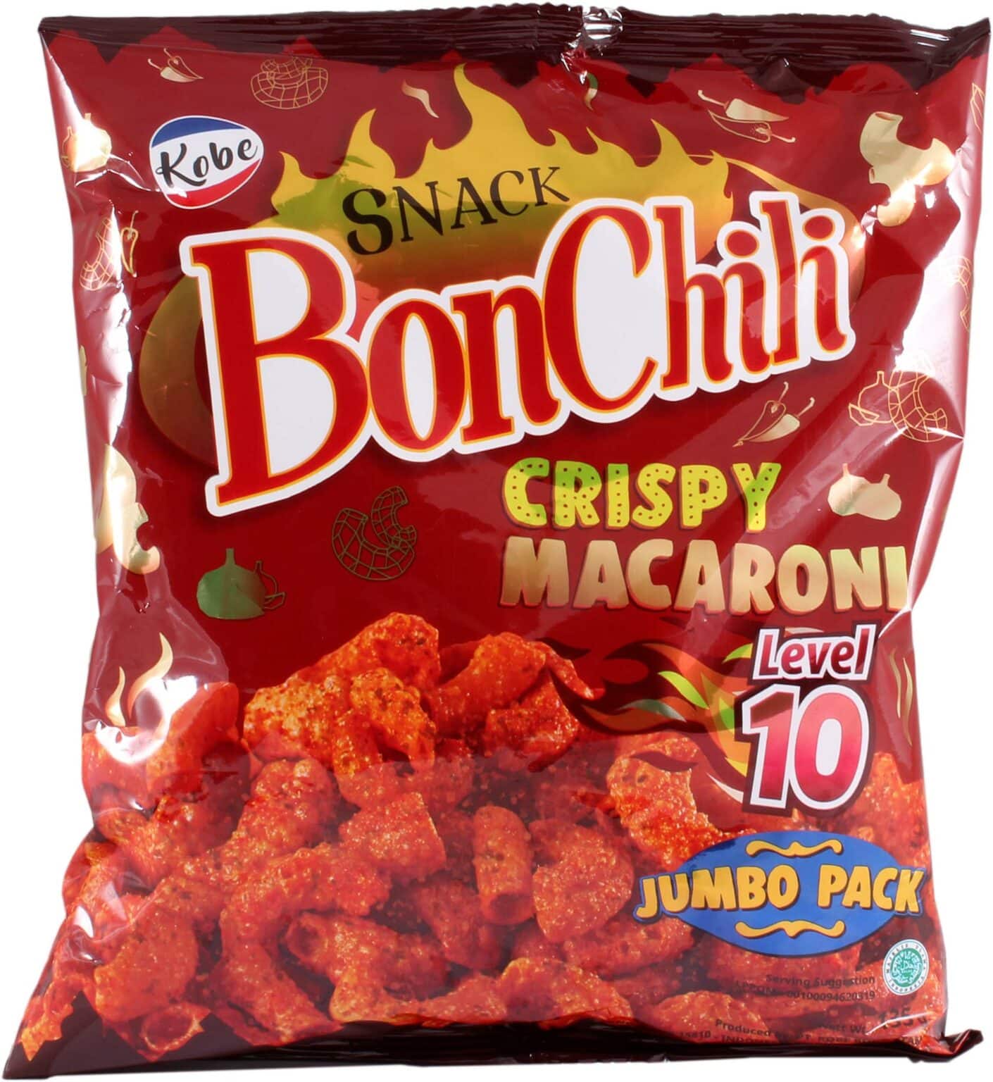Boncabe makaroni crispy snack level 10